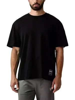 EA7 Logo-patch T-shirt - Black