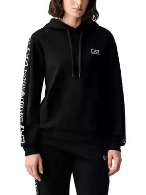 EA7 Logo Tape Tracksuit - Black
