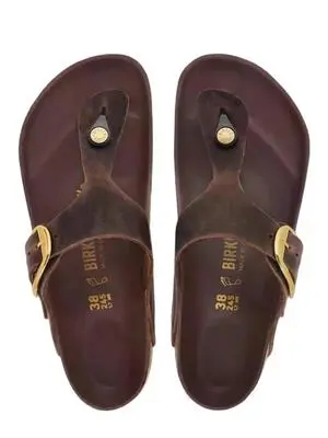BIRKENSTOCK Gizeh Big Buckle Sandals - Brown