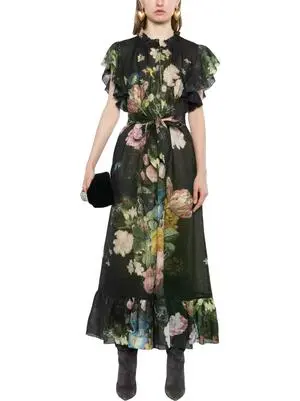 Cynthia Rowley Portofino Maxi Dress - Black