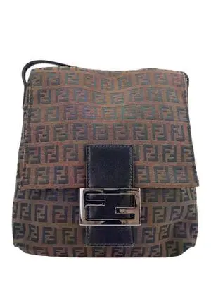 Fendi Zucchino Shoulder Bag - Brown