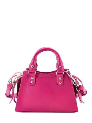 Balenciaga Neo Classic City Leather Nano Crossbody Bag - Pink