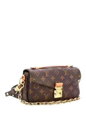 LOUIS VUITTON Pochette Metis Monogram Canvas East West Crossbody Bag - Brown