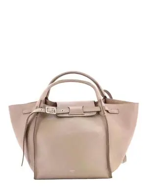 Celine Big Bag Grained Calfskin Medium Satchel - Neutrals