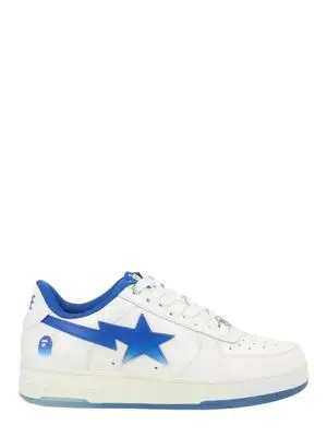 A BATHING APE Patent Leather Sta Sneakers - White