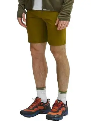 VIKING Sequoia Bamboo Logo-print Zip-pocket Shorts - Green