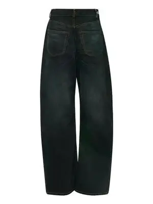 MAISON MARGIELA High-waisted Wide-leg Jeans - Blue