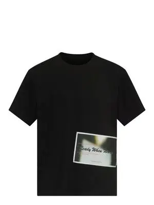MAISON MARGIELA Patch Cotton T-shirt - Black