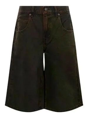 LEVI'S Super Baggy Logo-patch Knee-length Shorts - Brown