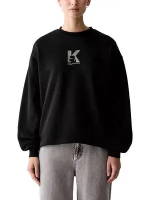 KARL LAGERFELD Karl Lagerfeld Jeans Logo Cotton Sweatshirt