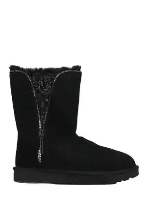 UGG Classic Zip Sequin-embellished Boots - Black