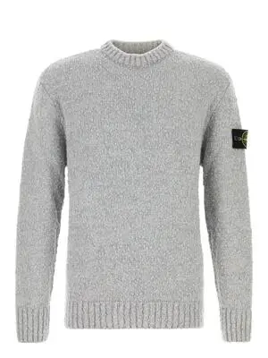Stone Island Light Wool Blend Sweater - Grey