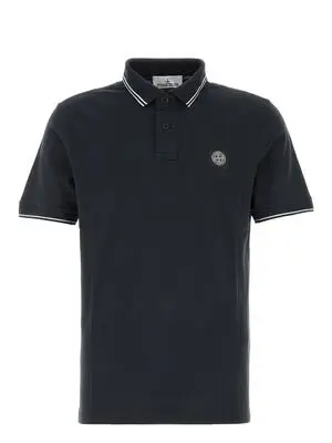 Stone Island Midnight Stretch Piquet Polo Shirt - Blue