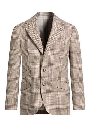 Brunello Cucinelli Blazer Size Wool, Alpaca Wool, Silk - Beige