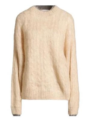 Brunello Cucinelli Mohair Wool Blend Sweater - Beige