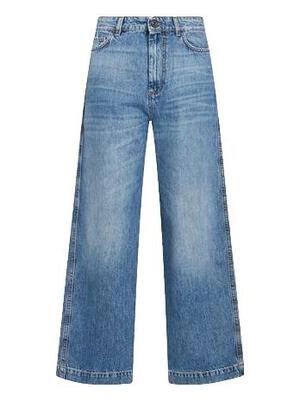 CARACTÈRE Straight-leg Cotton Jeans - Blue