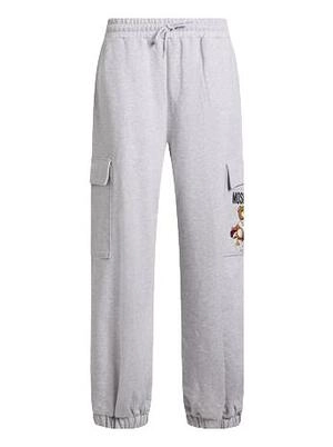 Moschino Organic Cotton Track Pants - Light Grey
