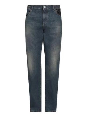 Balmain Straight Leg Jeans - Blue