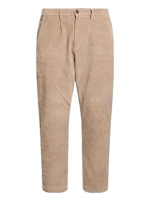 HAMAKI-HO HAMAKI-HO Light Brown Cotton Blend Corduroy Trousers Light Brown