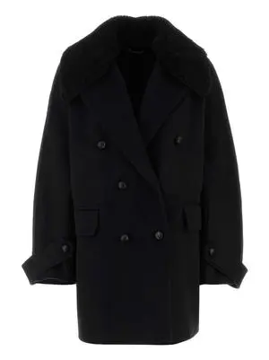 ERMANO SCERVINO Ermanno Scervino Wool Coat - Black