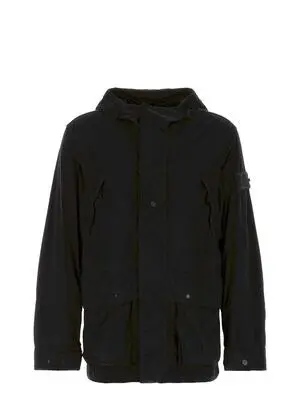 Stone Island Nylon Parka - Black