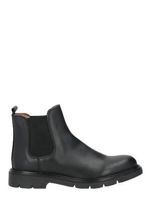 CALPIERRE Calfskin Chelsea Ankle Boots - Black