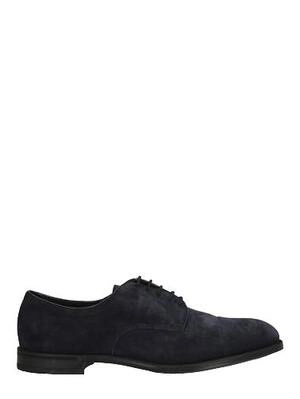 DOUCAL'S Suede Lace-up Derby Shoes - Blue