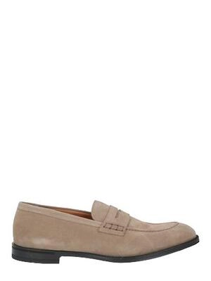 DOUCAL'S Suede Penny Loafers - Beige