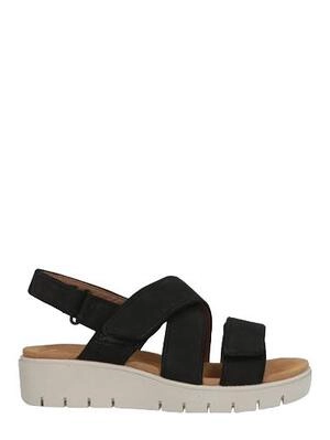 Clarks Leather Sandals - Black