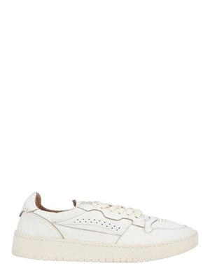 Eleventy Leather Low-top Sneakers - White