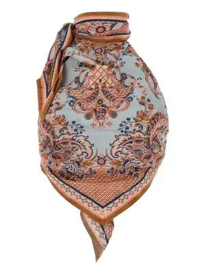 Zimmermann Printed Silk Aster Top - Multicolor
