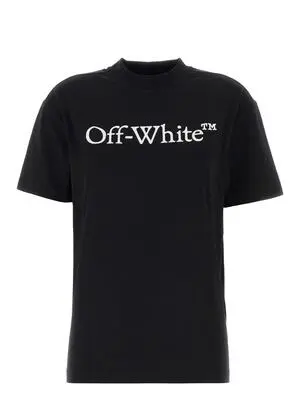 Off-White Cotton T-shirt - Black