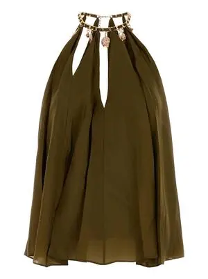 Zimmermann Mahon Blouse - Green