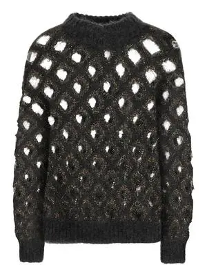 Brunello Cucinelli Mohair Blend Oversize Sweater - Gray