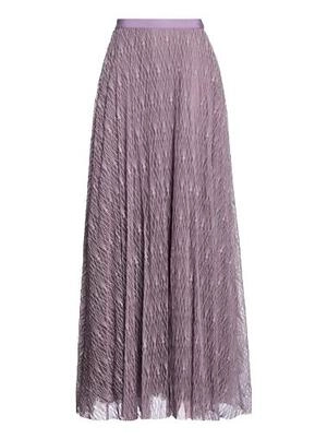 Elisabetta Franchi Tulle Maxi Skirt - Purple