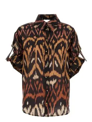 Zimmermann ZIMMERMANN Printed Silk Aster Shirt Multicolor