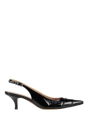 MAISON MARGIELA Leather Slingback Pumps - Black