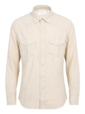 LARDINI Shirt Size Cotton - Beige