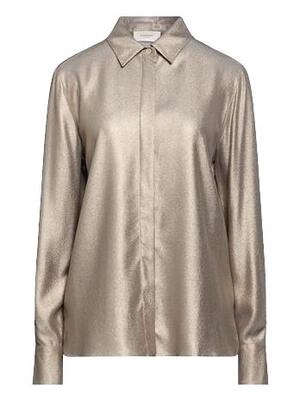 Agnona Bronze Silk Shirt - Yellow