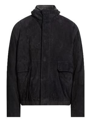 Emporio Armani Jacket Goat Skin - Blue