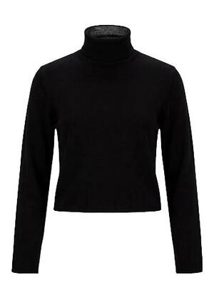 MAISON MARGIELA Turtleneck Acrylic And Virgin Wool Knit Top - Black