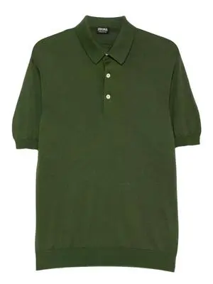 Zegna Short-sleeve Polo Shirt - Green
