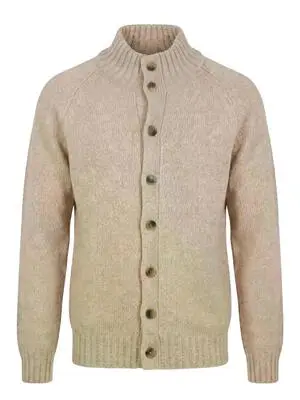 Altea Button-up High-neck Cardigan - Neutrals