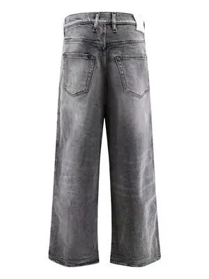 NUMERI Wide-leg Jeans - Black