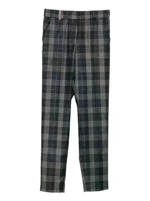 PESERICO Peserico Check Pattern Glitter Detail Trousers