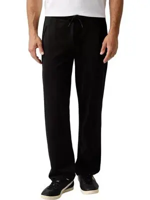 EA7 Logo-plaque Track Pants - Black