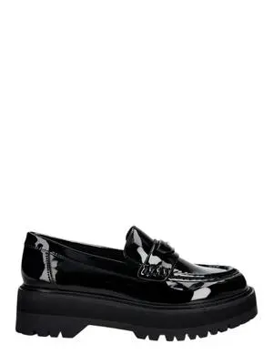 Dkny Belisa Chunky-sole Loafers - Black