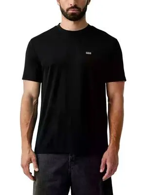EA7 Logo-plaque Short-sleeve T-shirt - Black