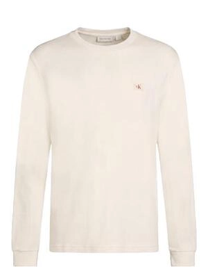 Calvin Klein CALVIN KLEIN JEANS Cotton Crewneck Sweater Ivory