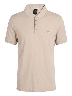 Armani Exchange Polo Shirt Size Cotton - Beige